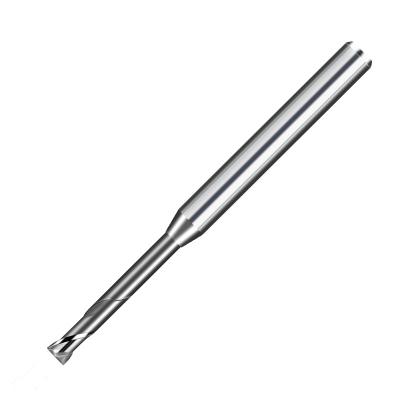 China Tungsten Carbide 3mm Long Neck End Mill 2 Flutes Uncoated for Aluminum Cutting for sale