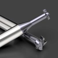 China Solid Tungsten Carbide T Slot Milling Cutter 3mm to 16mm for Steel Machining for sale