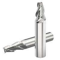 China Carbide Taper 2 Flute D6 Square End Mill 6mm 20mm Flute Length for Aluminum for sale