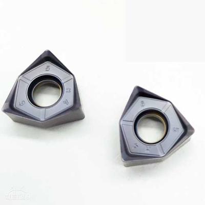 China Tungsten Carbide High Feed Milling Insert WNMU 0806 for Steel Stainless Steel Cast Iron for sale