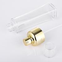 China Fine Mist Spray Skincare Packaging Plastic Lotion Round 50ml Empty Pump Bottles for sale