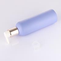 China Purple Cylinder Round Cosmetic Lotion Bottle 150ml 250ml 300ml PUMP SPRAYER for sale