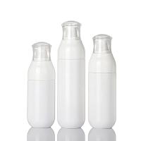 China Empty Clear Round Mini Cosmetic Container Perfume Plastic Rose Gold Mist Spray Bottle for sale