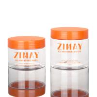 China 50g 1.7oz Cosmetic Skincare Packaging Acrylic Hair Eye Cream Double Wall Pink Jar for sale