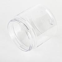 China 50g 1.7oz Cosmetic Skincare Packaging Acrylic Hair Eye Cream Double Wall Pink Jar for sale