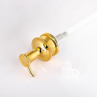 China Hot selling Irregular body gold press pump head lotion shampoo plastic bottle for sale