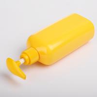 China Best Price Customized Yellow Cosmetic Shampoo Packaging Biodegradable Bottle for sale