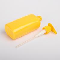 China Best Price Customized Yellow Cosmetic Shampoo Packaging Biodegradable Bottle for sale