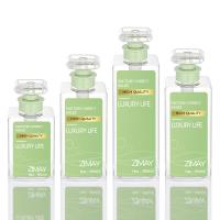 China Rectangle Pump Empty Round Custom Shower Oil Flat 300ml 400ml 800ml Shampoo Bottle for sale