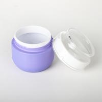 China Empty Custom Purple Hair Care Spray Plastic Cosmetic Packaging Bottle And Jars Sets for sale