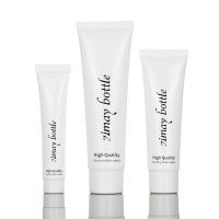 China 50ml 100ml 200ml PET Empty Frosted Plastic Squeeze Cosmetic Hand Cream Lotion Cleanser Test Packaging Tubes for sale
