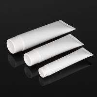 China 50ml 100ml 200ml PET Empty Frosted Plastic Squeeze Cosmetic Hand Cream Lotion Cleanser Test Packaging Tubes for sale