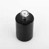 China Eco friendly empty plastics luxury black 30ml hair oil serum perfume dropper bottle for sale