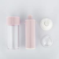 China Matte pink skincare empty container portable travel set lotion bottle and cream jar for sale