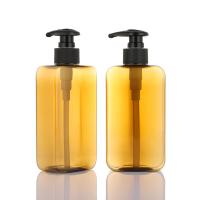 China Wholesale rectangle ambre body lotion shampoo and conditioner black pump 800ml bootle for sale