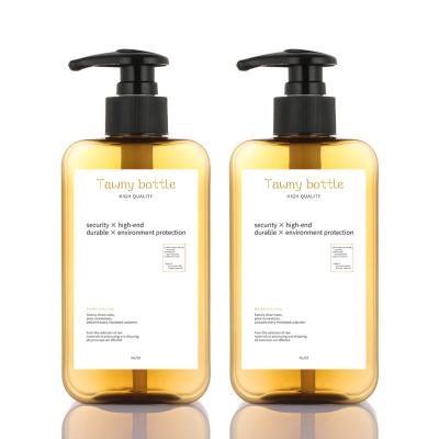 China Wholesale rectangle ambre body lotion shampoo and conditioner black pump 800ml bootle for sale