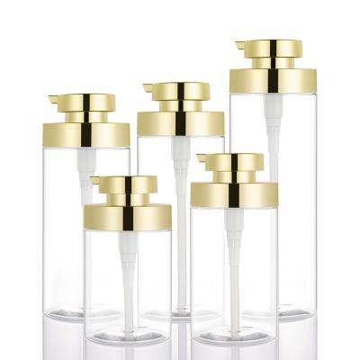 China OEM transparent 800ml shower gel body cleanser custom pump shampoo lotion bottle for sale