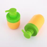 China Wholesale greem and orange unique airless 50ml cosmetics empty  face lotion bottle for sale