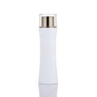 China White Plastic Cosmetic Shampoo Lotion Bottle With Screw Cap for sale