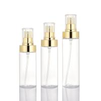 China High quality cosmetic perfume clear plastic lotion pump bottle 100ml 120ml 150ml for sale