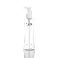 China Transparent custom empty cosmetics plastics face cream body lotion 200ml pump bottle for sale