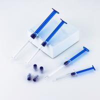 China Blue Empty Eye Cream Cosmetic Packaging Tube Syringe Skin Care Injection Tube Style for sale