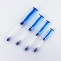 China Blue Empty Eye Cream Cosmetic Packaging Tube Syringe Skin Care Injection Tube Style for sale