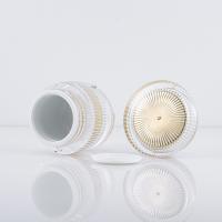 China 50g Cosmetic Packaging Sets Gold Empty Acrylic Pump Bottle Cosmetic Jar Suit for sale