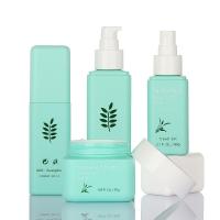 China Elegant Green Cosmetic Packaging Sets 50g 80g 100ml 160ml Simple Style for sale