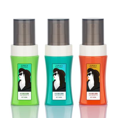 China Retractable 80ml Empty Plastic Pet Spray Bottle With Fine Mist Sprayer for sale