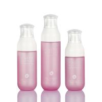 China Luxury Pink Skincare Cosmetic Packaging sets Face Cream Lotion Bottles 138ml for sale