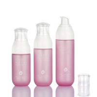 China Luxury Pink Skincare Cosmetic Packaging sets Face Cream Lotion Bottles 138ml for sale