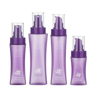 China Portable PET Frosted Lotion Cosmetic Spray Bottle Package 200ml for sale