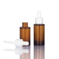 China OEM ODM 50ml Cosmetic Dropper Bottle Amber Essential Oil Bottle Packaging for sale