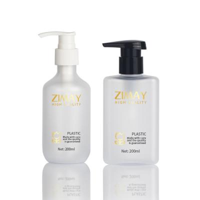 China Matte White HDPE Cosmetic Lotion Bottle Plastic 30ml 60ml 100ml Skin Care Packaging for sale