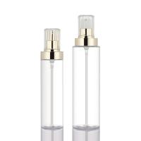 China Luxury Cosmetic Skincare Set Packaging Transparent Spray Pump Face Serum Body Lotion 250ml for sale