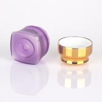 China Fashion Purple PET Cosmetic Packaging Bottles 100g Spray Cream Jars for sale