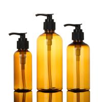 China Empty Body Wash Shower Gel Bottle 100ml 200ml Plastic Shampoo Bottle With Pump for sale