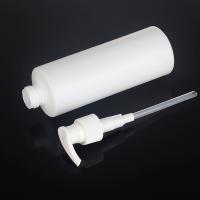 China 143mm 300ml White PE Round Cosmetic Lotion Bottle For Shower Gel Packaging for sale