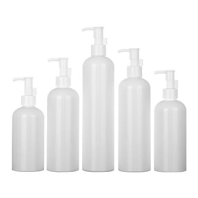 China Custom PET Scrub Pump Body Wash Cosmetic Lotion Bottle  480ml 400ml for sale