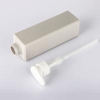 China Square PET Cosmetic Lotion Bottle With Press Pump Cap Hot Stamping for sale