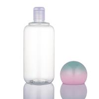 China 500ml Plastic Shampoo Lotion Bottle With Screw Top Cap Skincare Packaging for sale