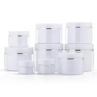 China Wall jars Face Hand Hair Skin Care Lotions Makeup Plastic Cream Jar Cosmetic for sale