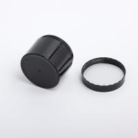 China Factory wholesale empty Glossy matte black dark pet cosmetic eye face cream jar for sale