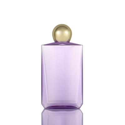 China 300ml 500ml Colorful Screw Top Perfume Bottle With Gold Cap for sale