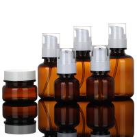 China PET Cosmetic Packaging Sets 90ml 130ml 160ml Recycable Leakproof for sale