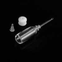 China Transparent  2 Ml Serum Vials , Airless  Cosmetic Serum Bottles Screen Printing for sale