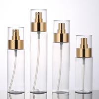 China Alcohol Transparent Plastic Spray Bottle Cylinder 40mm Diameter for sale