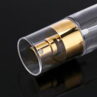 China Alcohol Transparent Plastic Spray Bottle Cylinder 40mm Diameter for sale