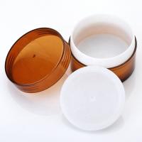 China High Quality PP Luxury Portable Hair Mask Airless Amber Face Eye Cleaning Scrub Cream Body Skin Care Lotion Cosmetic Jar for sale